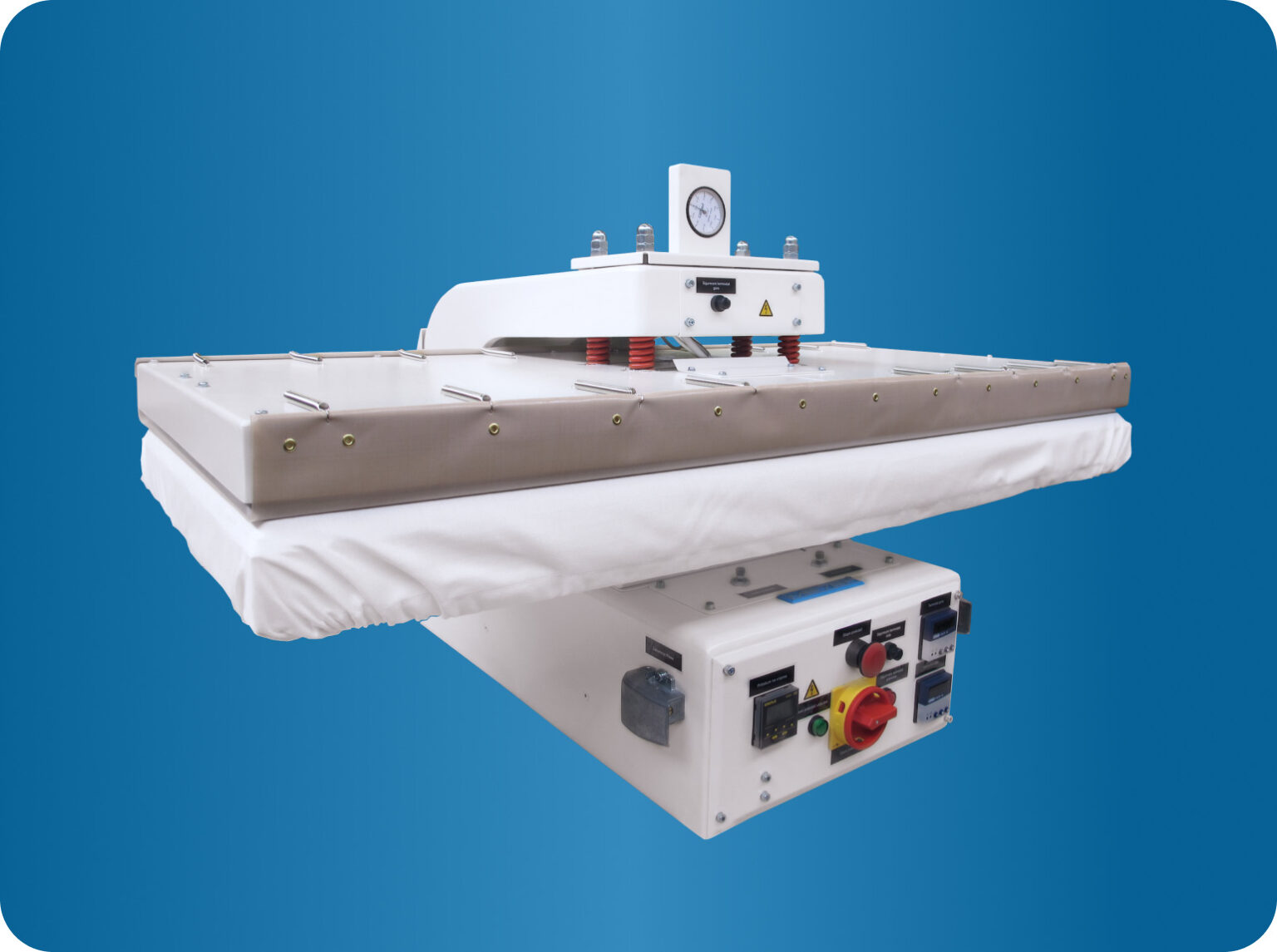 APM fusing machine and thermal embossing press - Printing on textiles ...